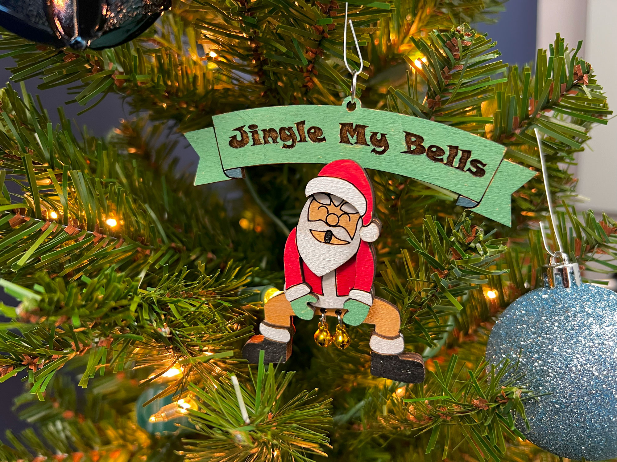"Jingly My Bells" Ornament Series - Iron Heart Woodworking